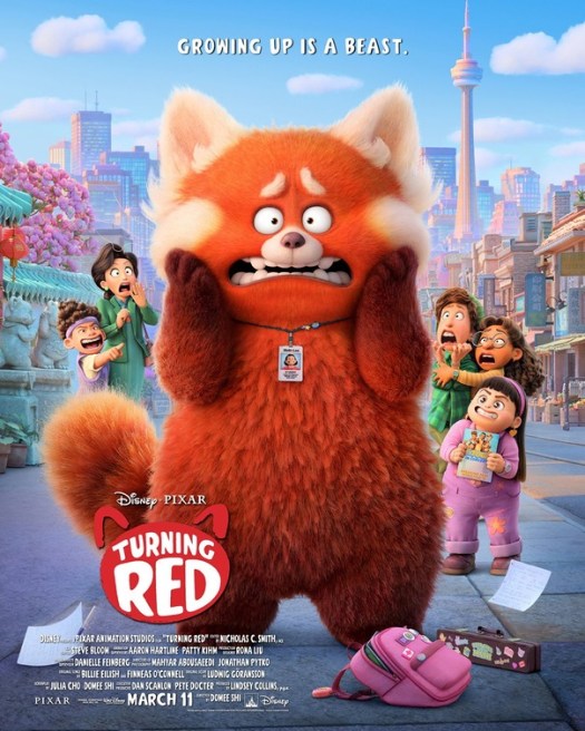 Pósters Oficiales: Turning Red – Cinembrollos