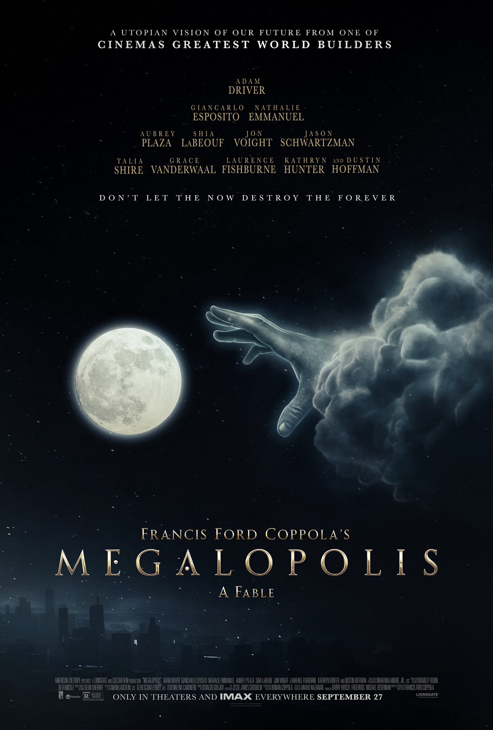 Pósters Oficiales: Megalopolis – Cinembrollos